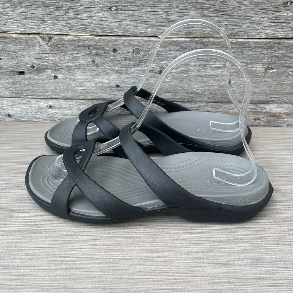 Crocs Strappy Plastic Slip On Slide Comfort Sandals W… - Gem